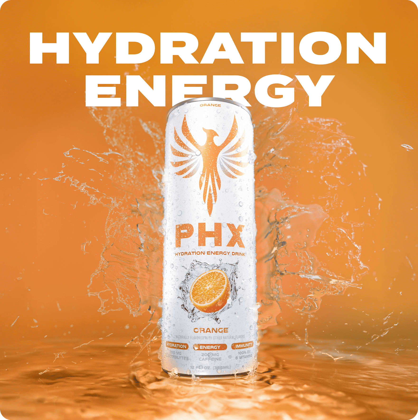 PHX Hydration Energy - Orange – PHX Hydration Energy Drink