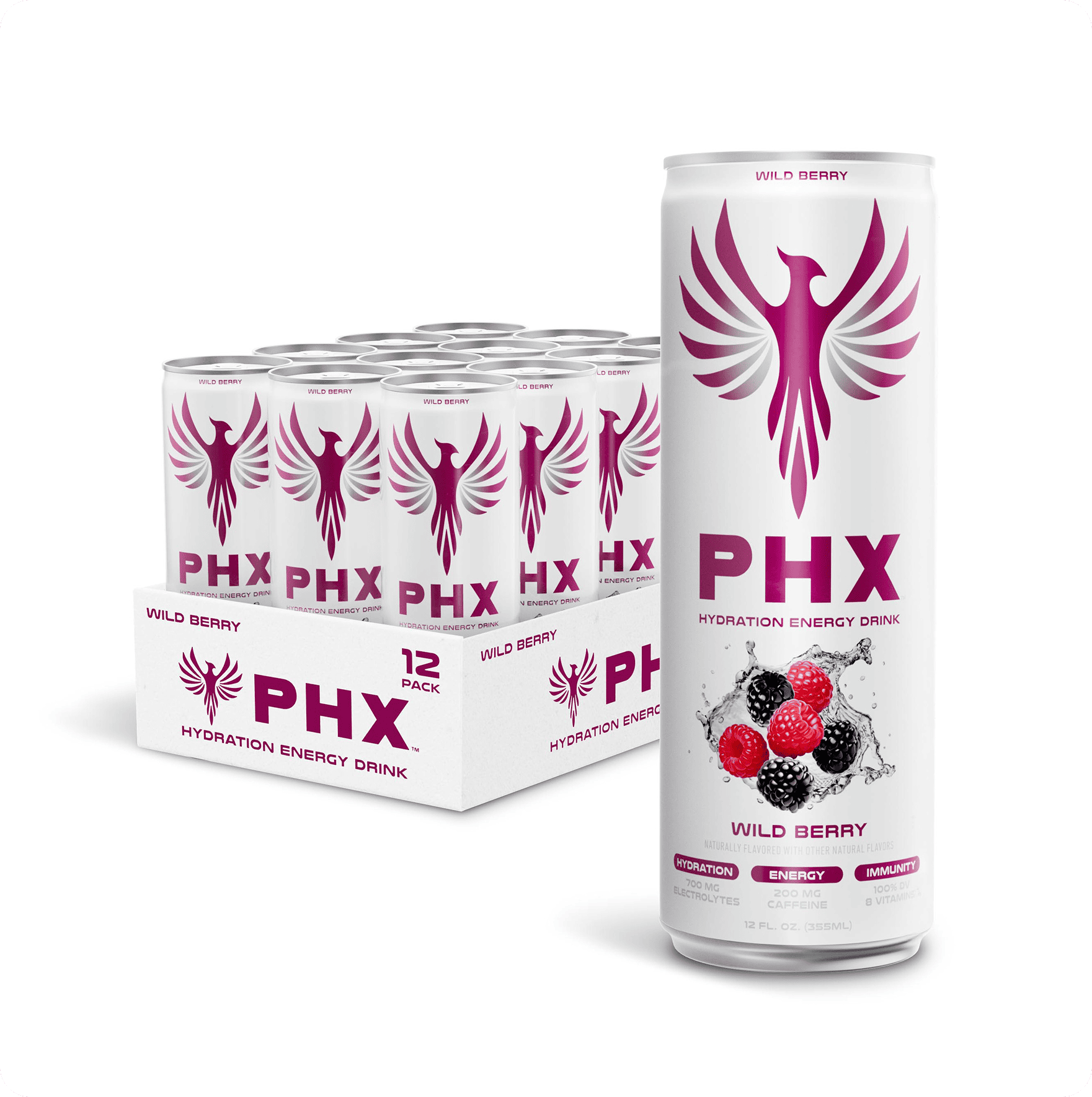 PHX Hydration Energy - Wild Berry – PHX Hydration Energy Drink